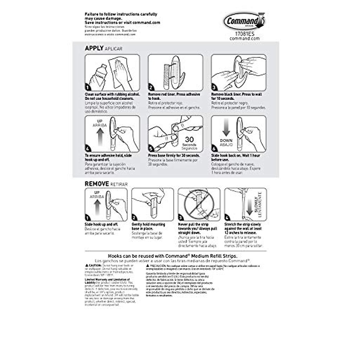 Command Medium Designer Hooks, Damage Free Hanging Wall Hooks with Adhesive Strips, No Tools Wall Hooks for Hanging Decorations in Living Spaces, 9 White Hooks and 12 Command Strips
