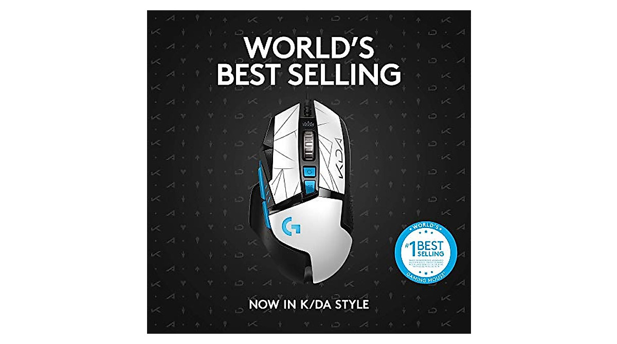 Logitech G502 Hero K/DA High Performance Gaming Mouse - Hero 25K Sensor ...