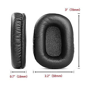 YDYBZB Ear Pads Replacement B450-XT Microphone Foam Compatible with VXI Blueparrott B450-XT B450XT Bluetooth Headset Mod Kit Ear Cushions Cups (Ear Pads + Microphone Foam)
