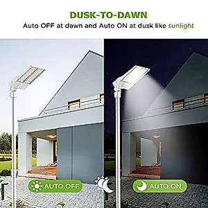 300W LED Parking Lot Light with Dusk to Dawn Photocell Adjustable Slip Fitter Mount LED Shoebox Light for Tennis Court Parking Lot Roadways ETL Certified 0-10V Dimmable 5000K 42000LM White 1PACK