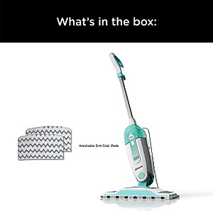 Shark S1000 Steam Mop, White/Seafoam
