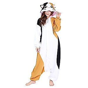 SAZAC Calico Cat Kigurumi - Onesie Jumpsuit Halloween Costume