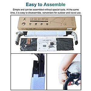 LXLA Original Elevated Dog Cot Bed with Removable Bolsters, Raised Dog Cots for Cats and Small Medium Dogs, Easy Assemble, Black (Size : XL 122×72×21cm)