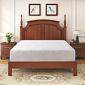 LIFERECORD Full Mattress, 8 inch Gel Memory Foam Full Size Mattress for a Cool Sleep Bed in a Box Pressure Relief, Medium Firm Mattresses CertiPUR-US Certified, White