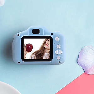 Children Digital Camera, Gift Fall Resistant Children Mini Camera 32GB Maximum Memory Card for 3‑12 Yrs for Travel