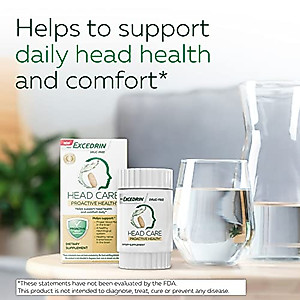 Head Care Proactive Health From Excedrin Dietary Supplement to Support Head Health and Comfort Daily - 110 Count
