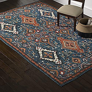 Amazon Brand – Stone & Beam Southwestern Vintage Area Rug, 7' 10" x 11', Multi