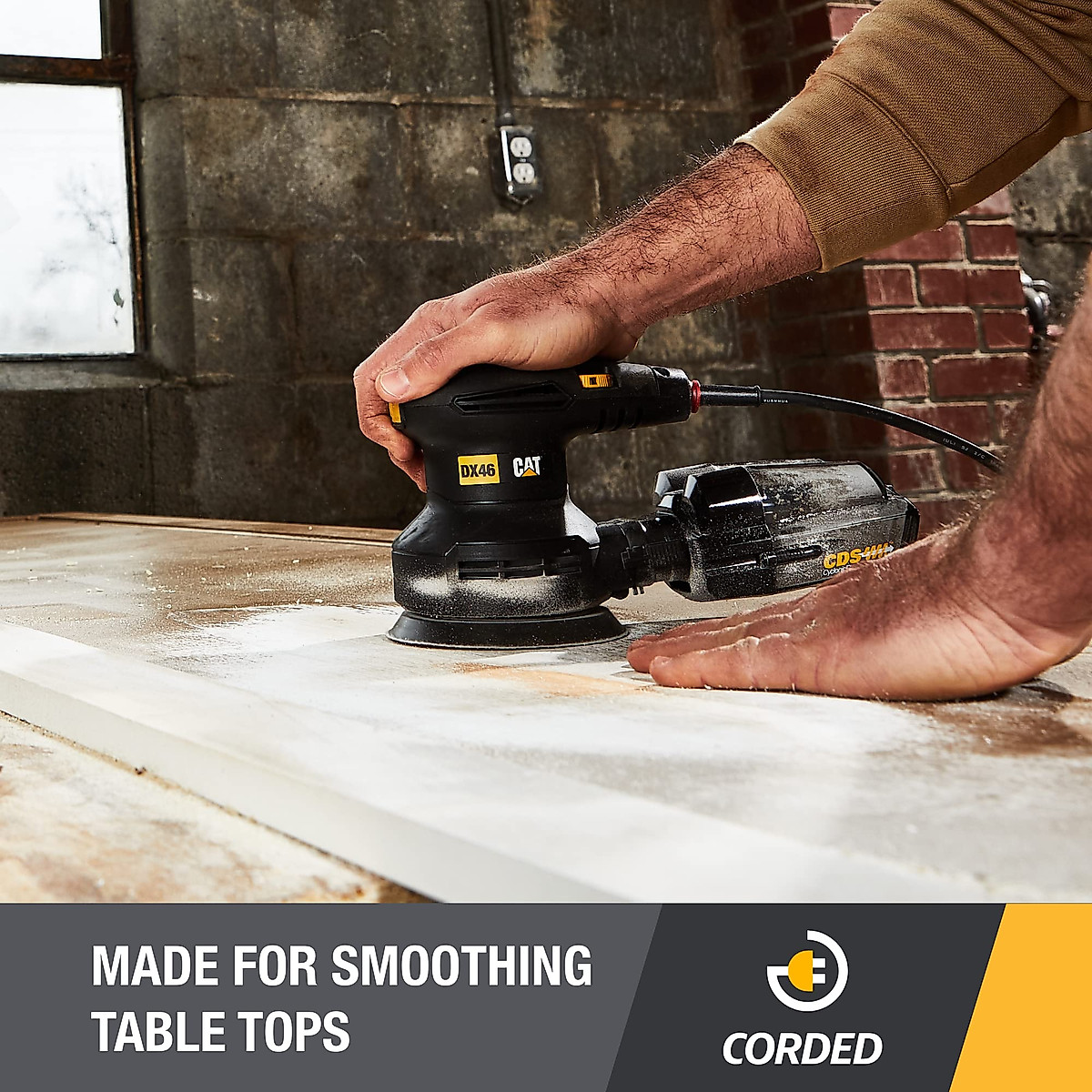 Cat® 5” Random Orbit Sander 3.0-AMP - DX46U