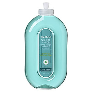 Method Hardwood Floor Cleaner Squirt + Mop Bottle, Spearmint Sage, For Sealed Hardwood and Laminate Floors, 25 Fl Oz (Pack of 1)