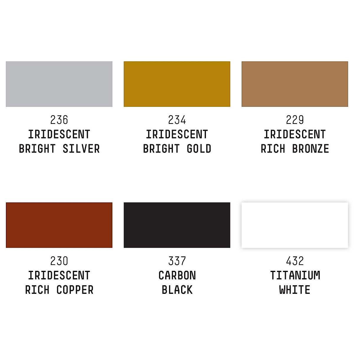 Liquitex Professional Acrylic Ink, 1-fl oz (30ml), Iridescent Color Set, Set of 6