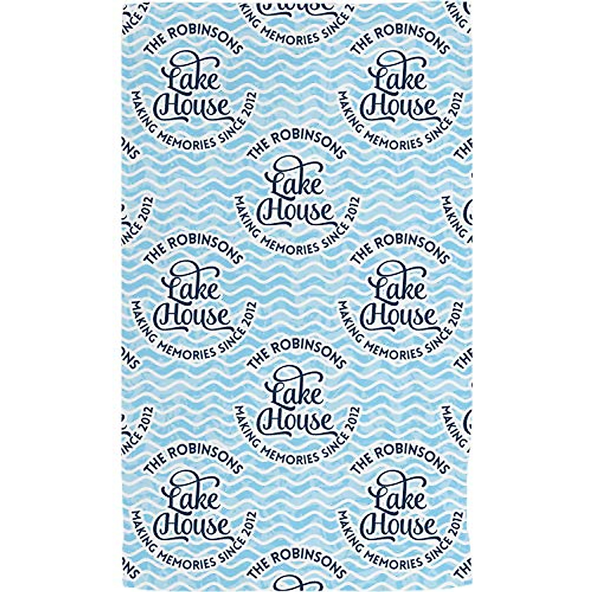 RNK Shops Lake House #2 Hand Towel - Full Print (Personalized)