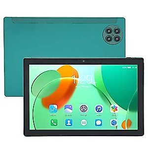 Tablet 10.1 inch Android 12 Tablet, 8GB RAM and 256GB ROM, Octa Core CPU, 5G WiFi, Support 4G Communication Network, Dual 16MP and 8MP Camera, Green