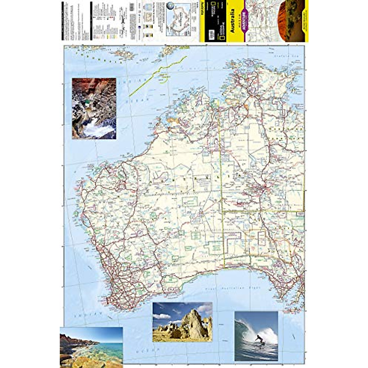 Australia Map (National Geographic Adventure Map, 3501)