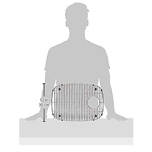 MR Direct Stainless Steel 1915-FR-G Kitchen Grid, Compatible with Select Franke Sinks