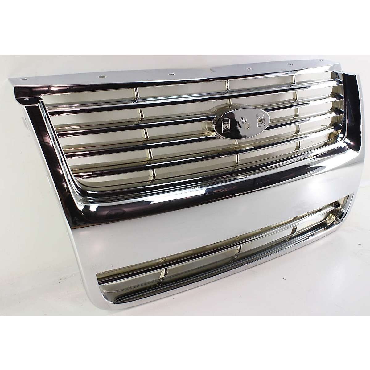 Garage-Pro Grille Assembly Compatible with 2006-2008 Ford Explorer Chrome Shell and Insert With emblem provision