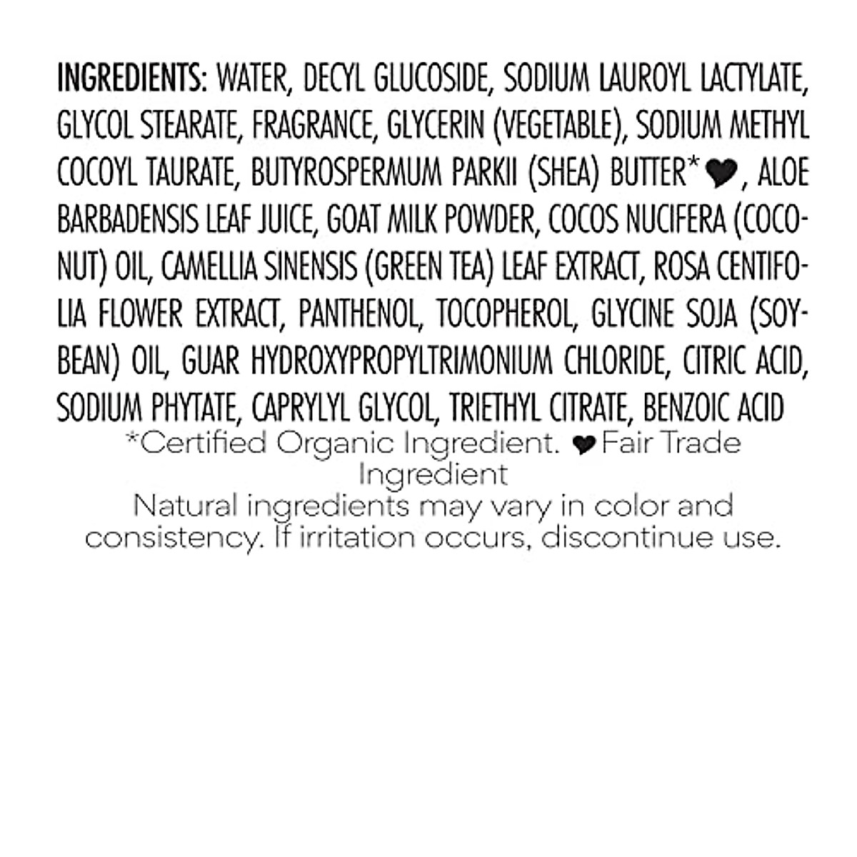 Nubian Heritage Body Wash Goats Milk and Chai Soothing & Hydrating Body Cleanser Made with Fair Trade Shea Butter, 13 oz