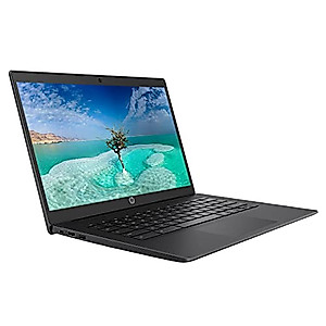 2022 Newest HP 14" Flagship Chromebook, AMD Processor, 8GB LPDDR4, 32GB Storage, Chrome OS, Dale Black (Renewed) (Dale Black)