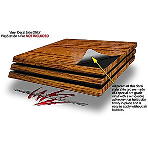WraptorSkinz PS4 Pro Skin Wood Grain - Oak 01 - Decal Style Skin Wrap fits Sony PlayStation 4 Pro Console