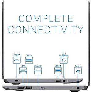 HP 5VR92UT Stream 11 Pro G5 11.6 Laptop N4000 4GB 64GB eMMC Windows 10 Pro (Renewed)