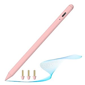 Stylus Pen for Apple iPad Pencil - Ipad Stylus Pen for iPad 10th 9th 8th 7th 6th Generation Palm Rejection for 2018-2023 Apple iPad Air 5th 4th 3rd iPad Mini 6th 5th Gen iPad Pro 11-12.9 Inch Pink