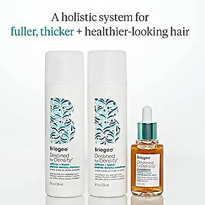 Briogeo Destined For Density MegaStrength + Caffeine + Biotin Peptide Density Serum | Increases Hair Thickness and Density, Fast-Absorbing & Non-Greasy | Vegan, Phalate & Paraben-Free | 1.5 Ounces