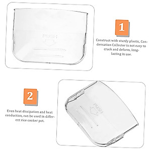 MAGICLULU 5pcs Rice Cooker Water Box Accessories Condensation Collector Rice Cooker Condensation Collector Cup Plastic Cups Condensation Storage Cups Dripping Water Pressure Cooker