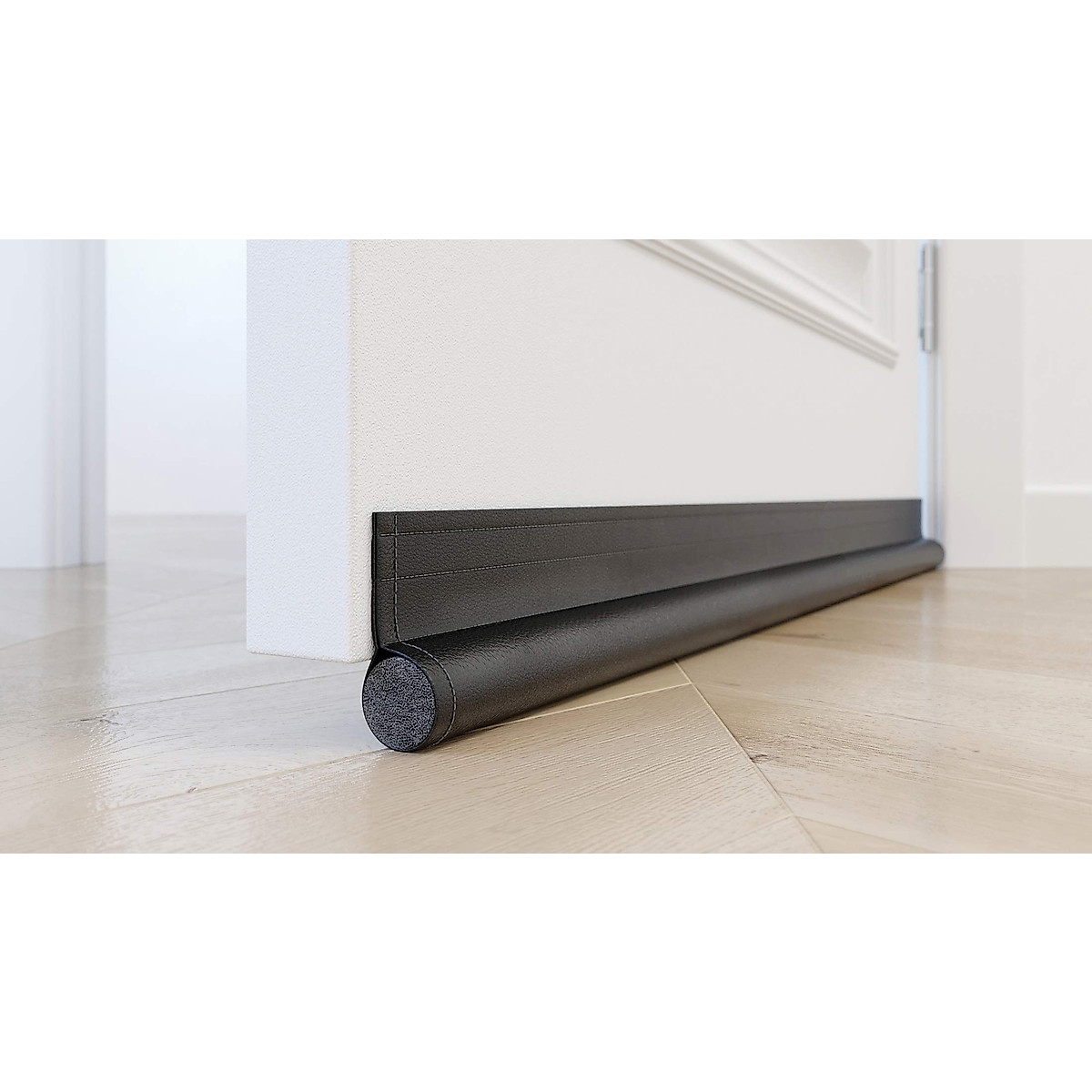 Under Door Draft Blocker Door Draft Stopper 32 to 38 inches Weatherproofing Door Seal Strip Draft Stopper for Bottom of Door Noize Reduction Sound Proof Door Draft Blocker Weatherstripping