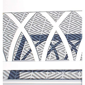 Pebble Lane Living All Weather Outdoor Exclusive Elegant Hardwood 2 Seater Park Bench with Arms and Back, 48" L x 24" W x 35.5" H, White