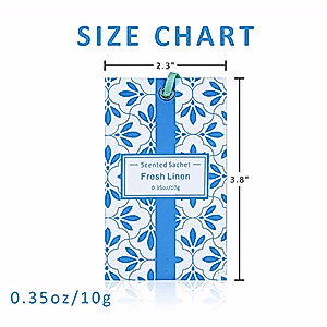 LA BELLEFÉE Sachet Bags for Drawers, Closets and Dresser Set 28 Packs (14 Linen+14 Cotton Sachets)