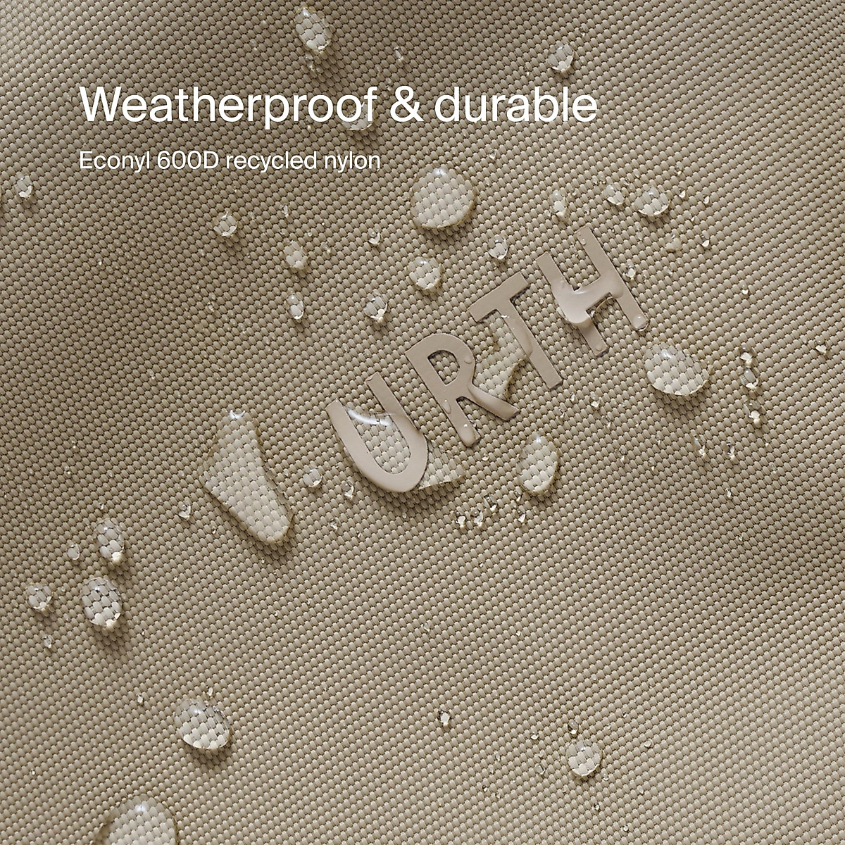 Urth Norite 24L Modular Camera & Laptop Travel Backpack — Water Resistant, Anti-Theft, Recycled Bag for DSLR, 13-16 Inch Laptop in Beige