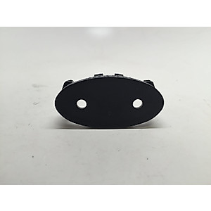 MARINE BOAT CANOE KAYAK PAIR of BLACK PC ZIGZAG ANCHOR CLEAT for BOW SAFETY LINE