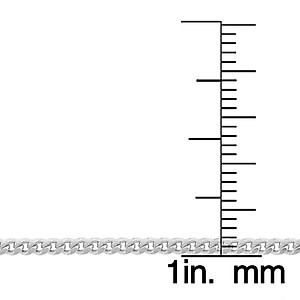 NYC Sterling Unisex Italian 2mm Miami Cuban Curb Link Thick ITProLux Solid 925 Necklace Chain 16" - 30" (24 Inch)