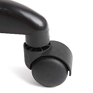 KinHall Rolling Salon Tray Cart - Height Adjustable Mobile Tattoo Medical Tool Storage Trolley, Hairdressing Beauty SPA Stool Service Instrument Storage Tray Service Stand - Black (17.7" x 12.9")