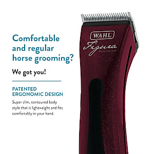 Wahl Professional Animal Figura Equine Horse Cordless Clipper Kit - Metallic Red
