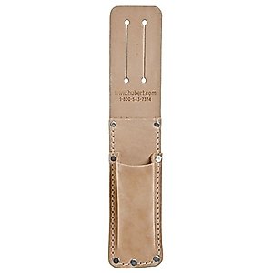 HUBERT Knife and Box Cutter Holster Brown Leather - 11 1/4"L x 2 1/4"W x 1 1/4"H