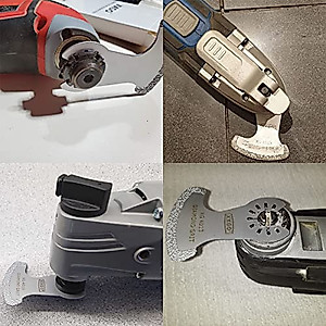 XXGO 8 Pcs Oscillating Multi Tool Diamond Segment Swing Grit Grout Blades XG8001S
