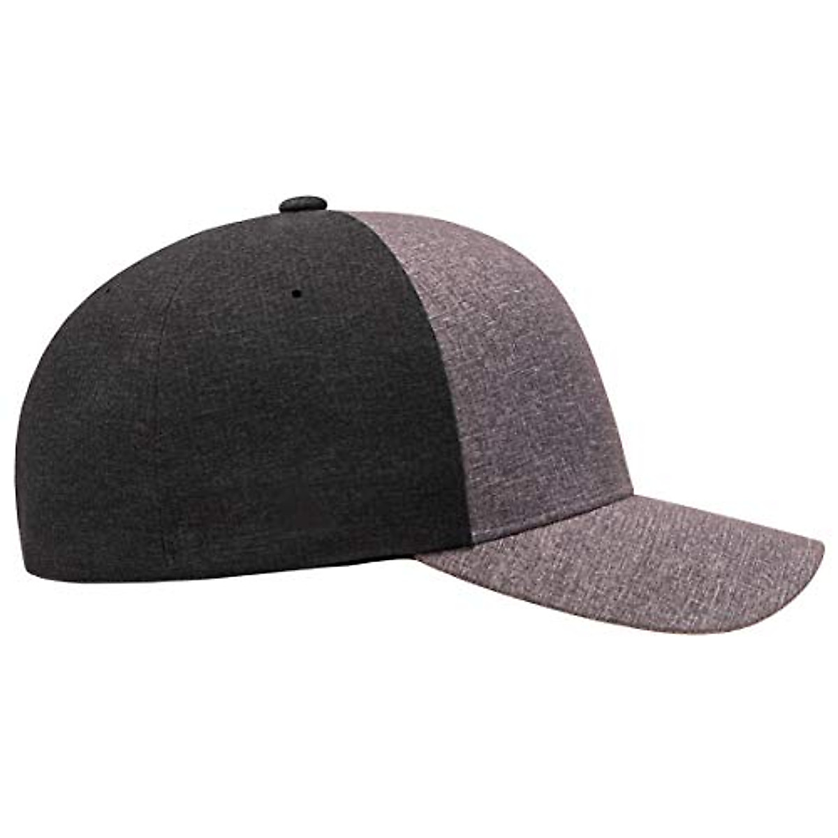 Flexfit Men's one_size Delta Seamless Carbon Cap 2-Tone, Melange Blue/Melange Charcoal, Small-Medium