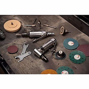 Ingersoll Rand 301B Air Angle Die Grinder, 21,000 RPM, 0.25 HP, 1/4" Collet, Front Exhaust