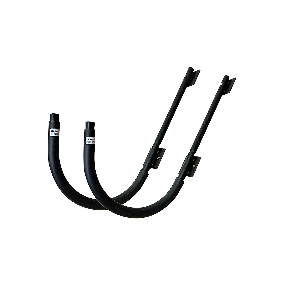 Racked Up Sports | Heavy Duty Wall Mount Hanger Rack for Kayaks Paddle Boards - Kayak Wall Hangers Craddle Hooks - 300lb Capacity