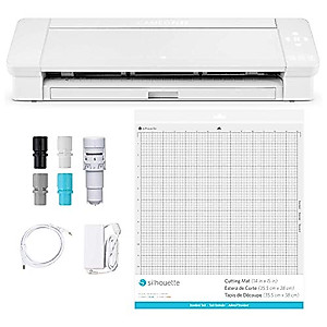 Silhouette Cameo 4 Plus 15 Inch Version - 15" Cutting Mat, Power cords, Built in Roll Feeder, Silhouette Studio Software