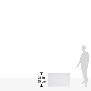 American Baby Company 100% Natural Cotton Percale Toddler Daycare/Pre-School Cot Sheet, White, 23 x 40, Soft Breathable, for Boys and Girls, 1 Count (Pack of 1)