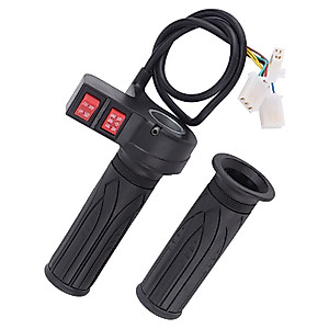 VGEBY 1Pair Electric Bike Throttle Grip, 3 Speed Control Throttle Hand Grips for Electric Bikes with Forward and Reverse Gear Electric Accessories