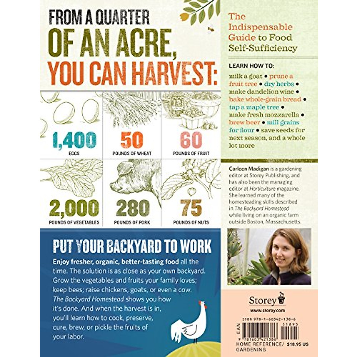 The Backyard Homestead: Produce all the food you need on just a quarter acre!