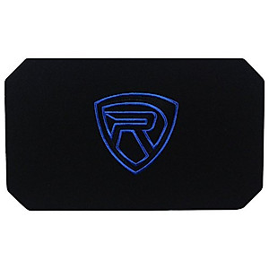 Rockville RMW8P 8" 800w Shallow Car Subwoofer+Tunnel Slot Ported Sub Enclosure, Black