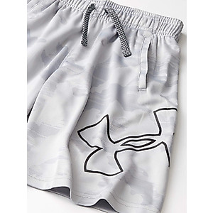 Under Armour Renegade 2.0 Jacquard Shorts, Mod Gray (011)/Black, Youth X-Small