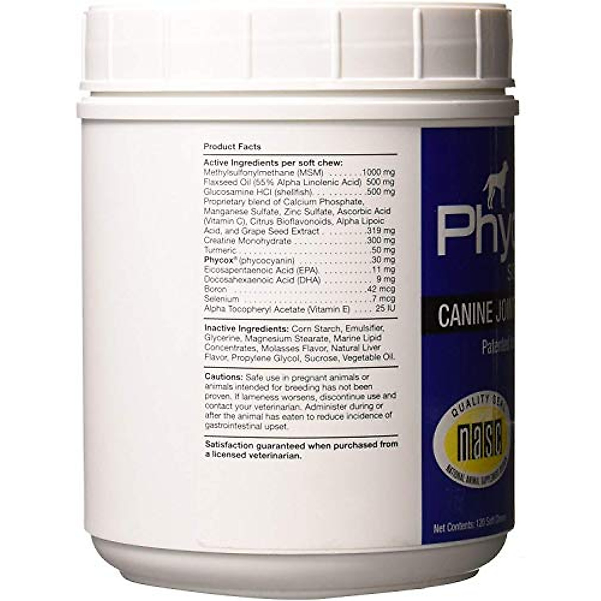 Dechra Phycox Canine Joint Support Soft Chews for Dogs, 120 Count