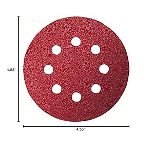 Bosch Home and Garden 2609256A20 5-Piece Sanding Sheet Set for Random Orbit Sanders 115.240