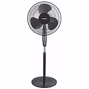 Optimus F-1672BK-F Indoor Plug-in Fan, 16-Inch, White