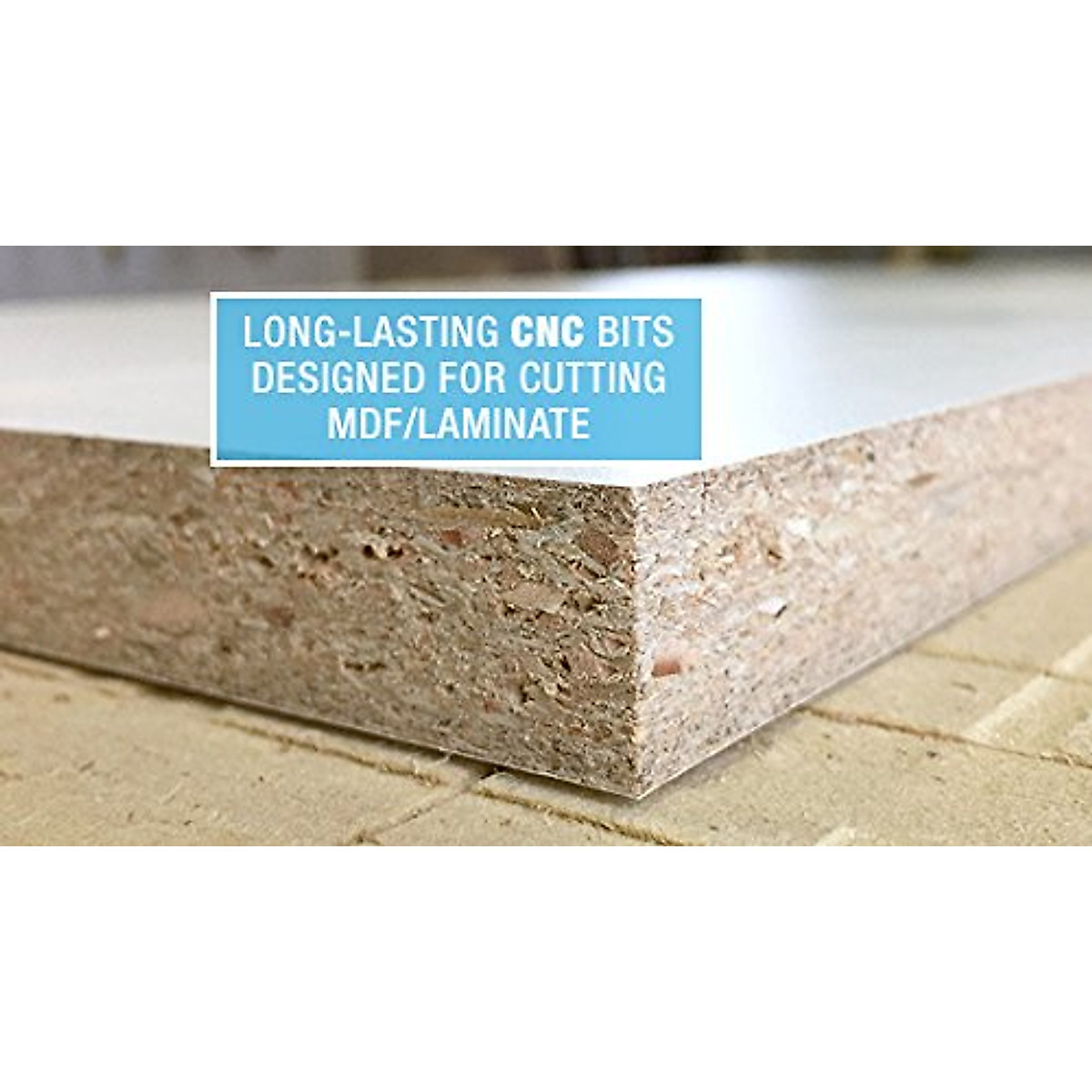 Amana Tool 46177-K CNC SC Spektra Extreme Tool Life Coated Compression Spiral 1/4 D x 1-1/4 CH x 1/4 SHK x 3 Inch Long 2 Flute Router Bit