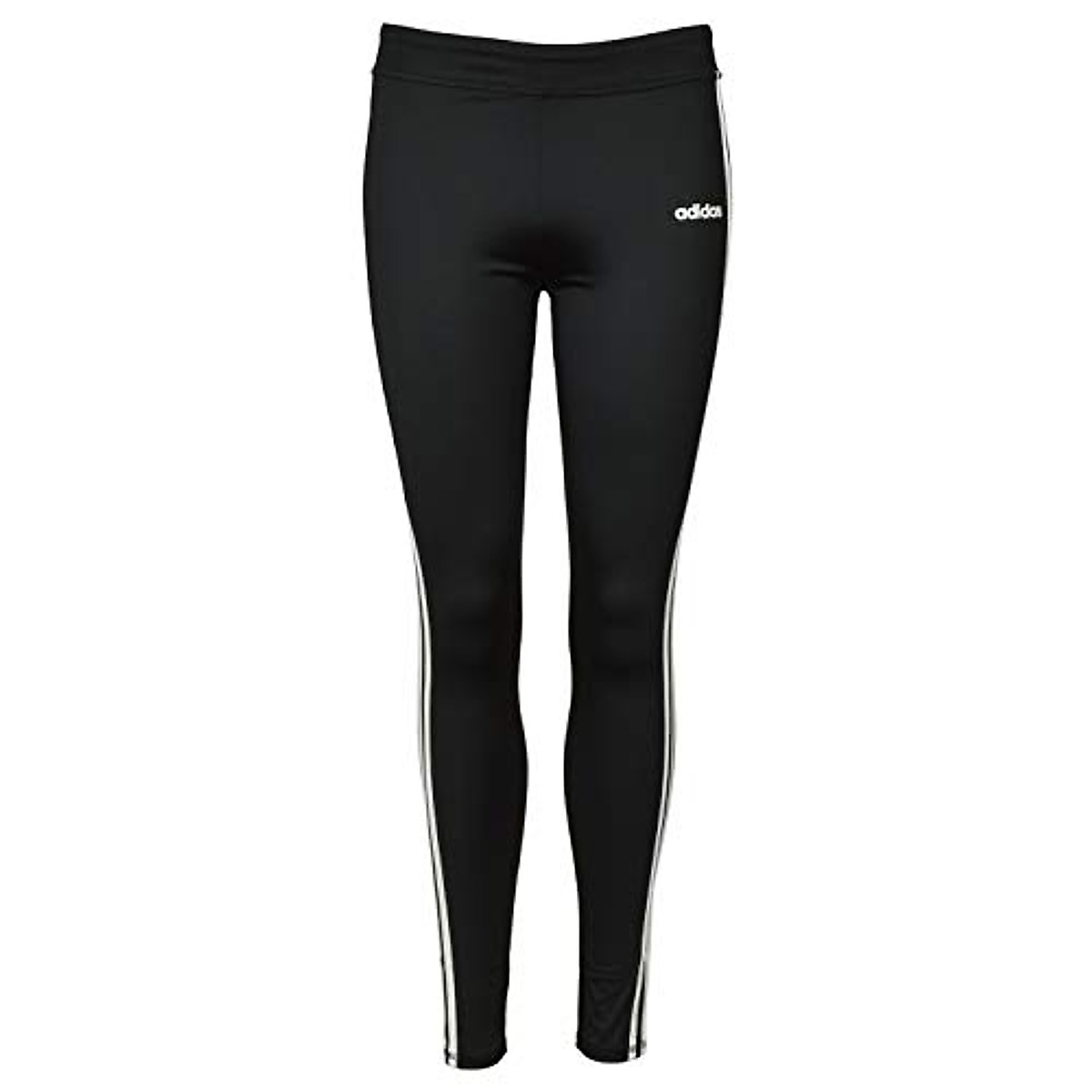 Adidas Kids Girls' Performance Tight Three Stripe Leggings - XL - Black/White
